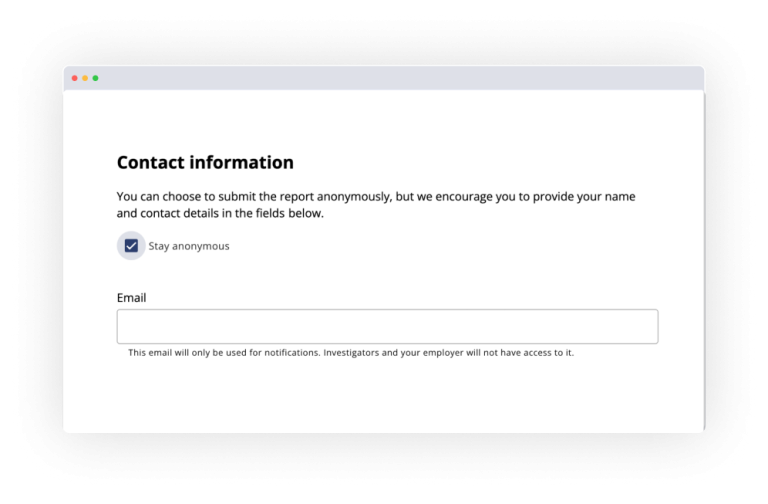 Control reportings & compliance with smart whistleblowing
